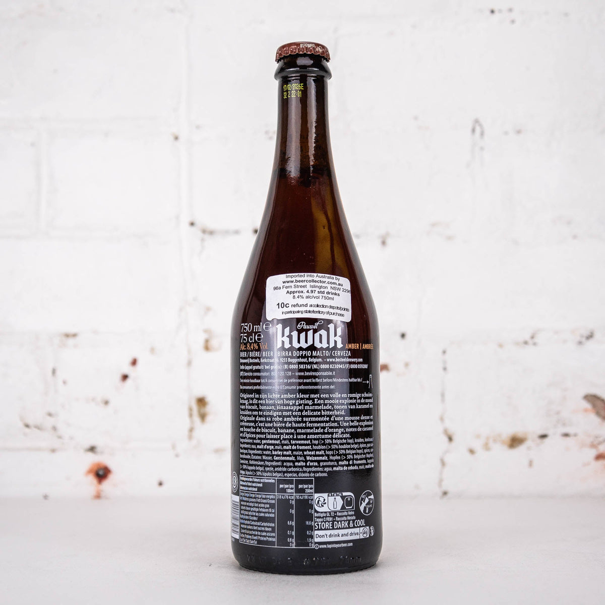 Brouwerij Bosteels - Pauwel Kwak Belgian Amber 750ml – Carwyn Cellars