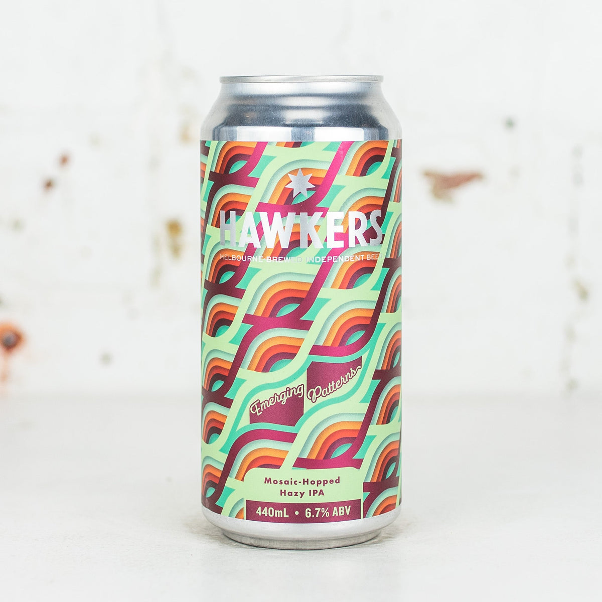 Hawkers - Emerging Patterns Mosaic-Hopped Hazy IPA – Carwyn Cellars
