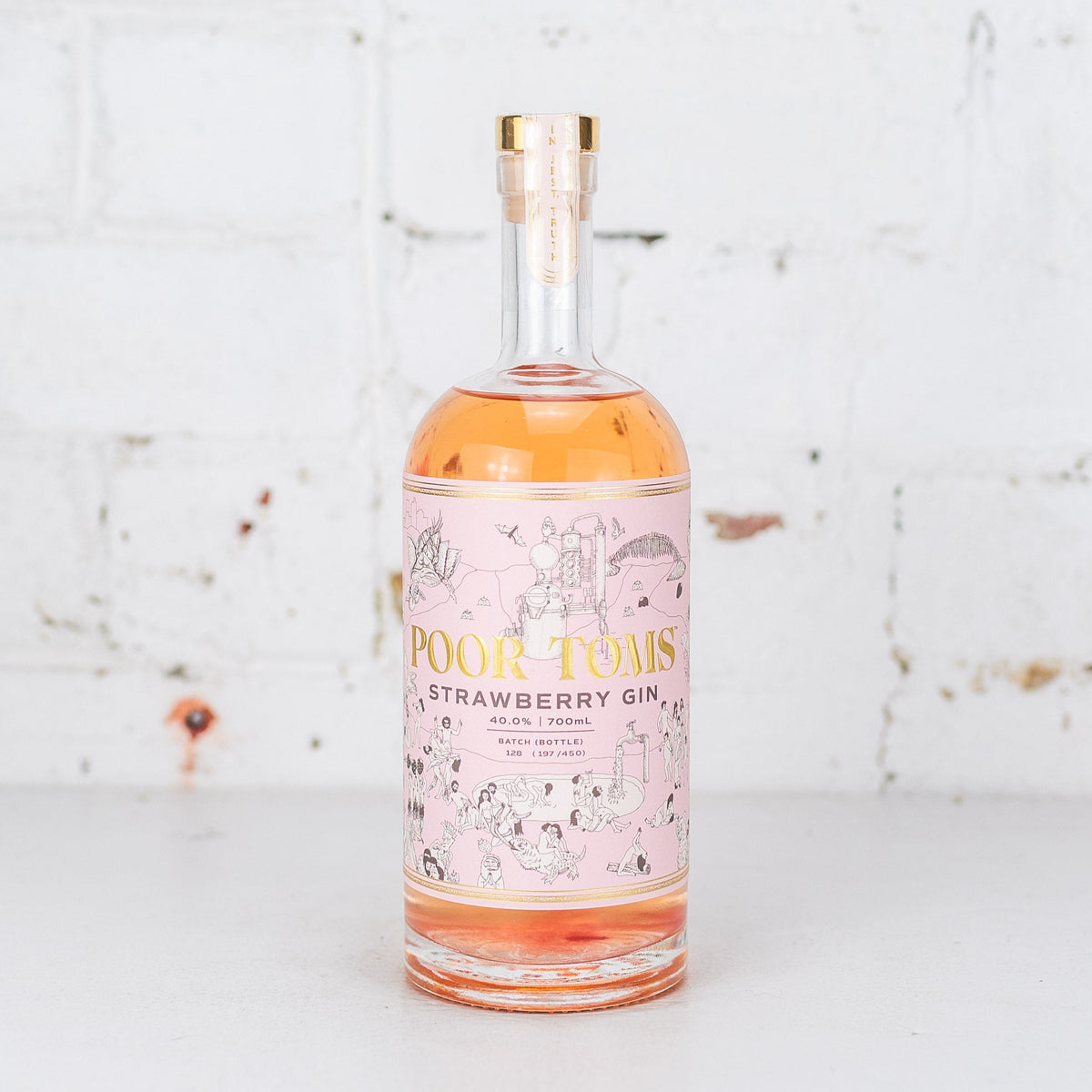 Poor Toms - Strawberry Gin 700ml – Carwyn Cellars