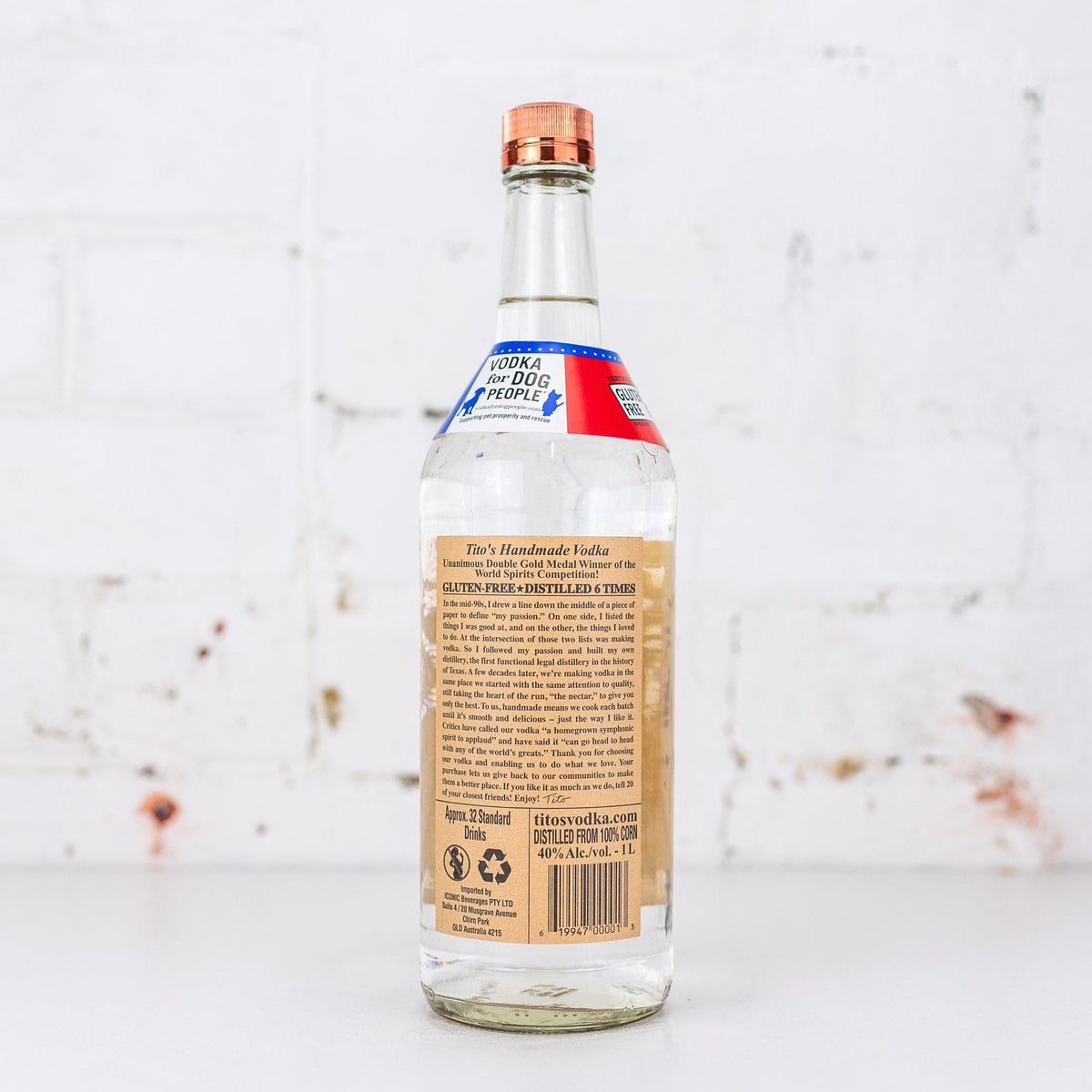 Tito's - Handmade Vodka 1L – Carwyn Cellars