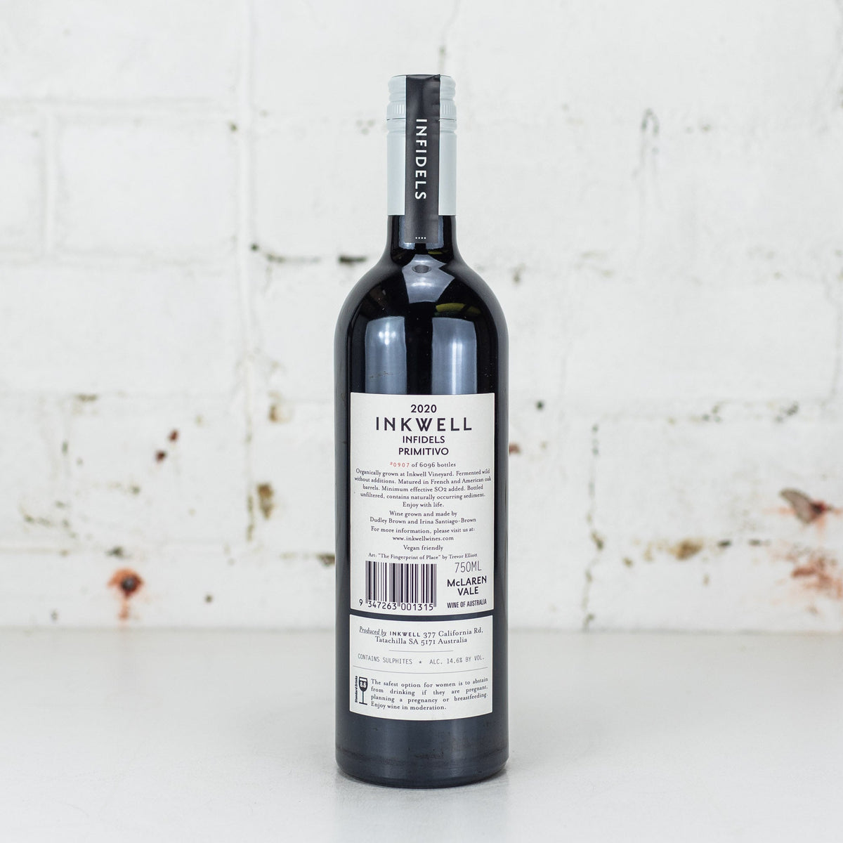 Inkwell - Infidels Primitivo 2020 750ml – Carwyn Cellars