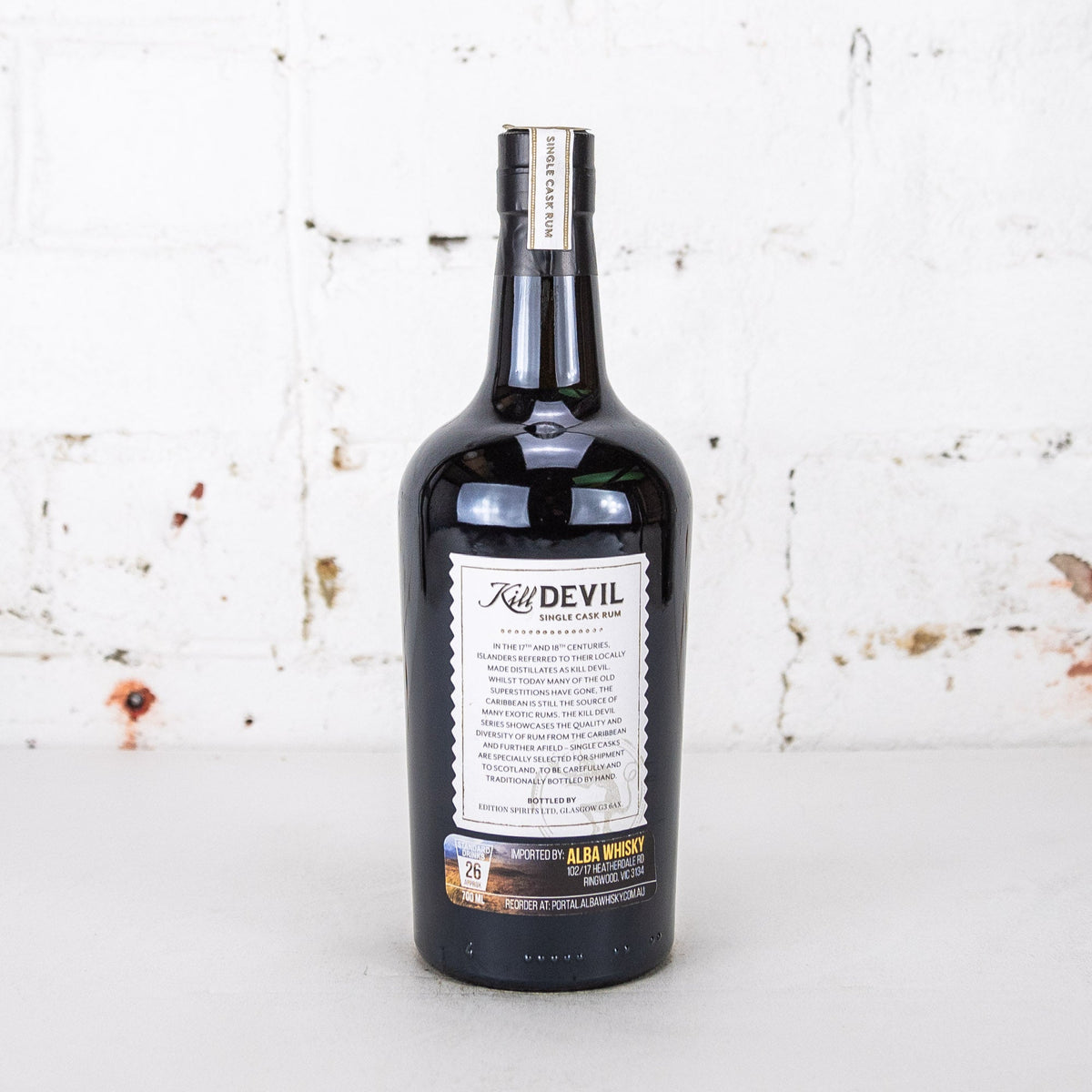 Kill Devil - Belize Travellers Rum 12YO 700ml – Carwyn Cellars