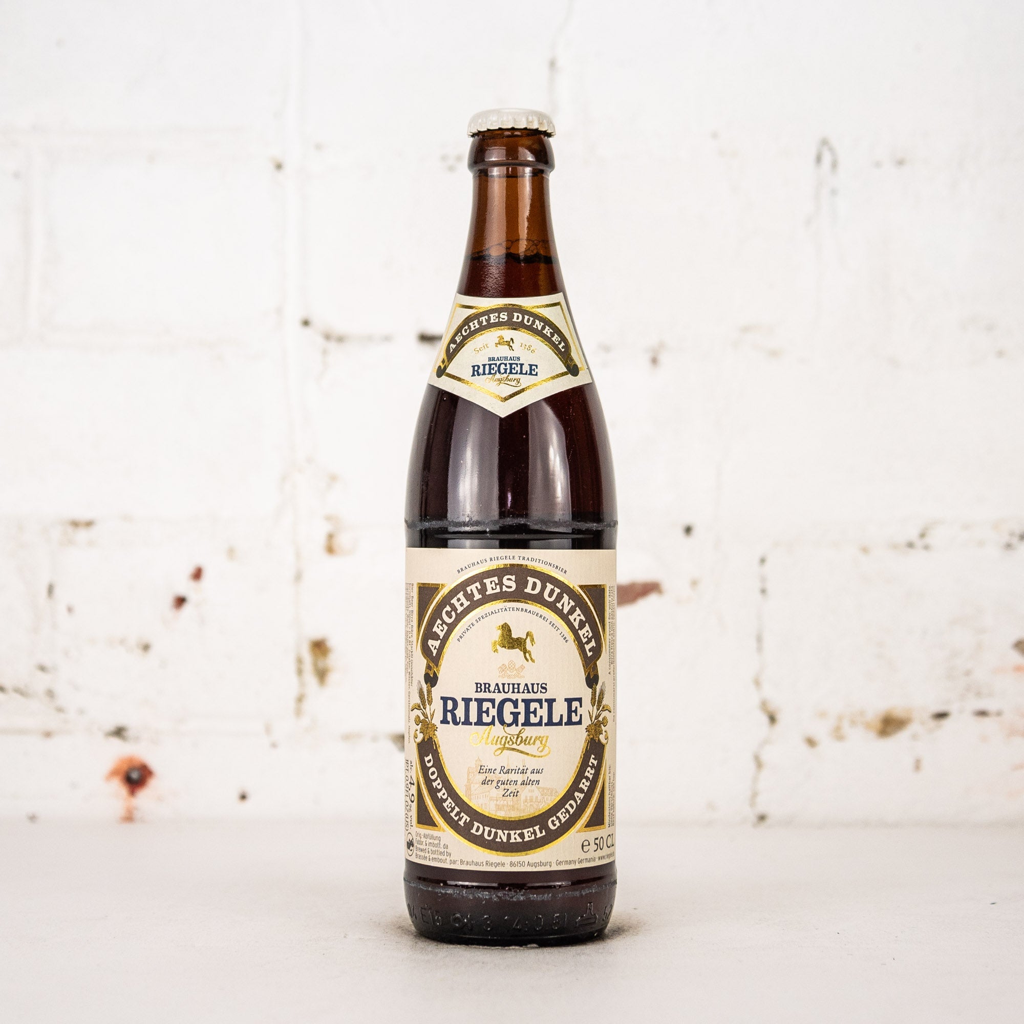 Riegele - Aechtes Dunkel 500ml – Carwyn Cellars