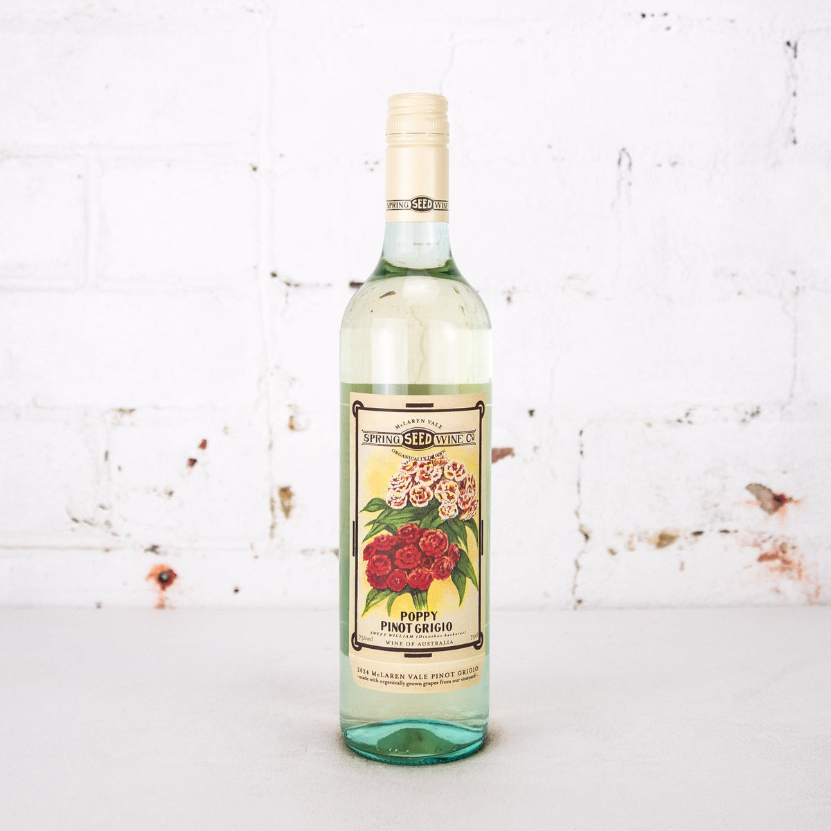 Spring Seed - Poppy Pinot Grigio 750ml – Carwyn Cellars
