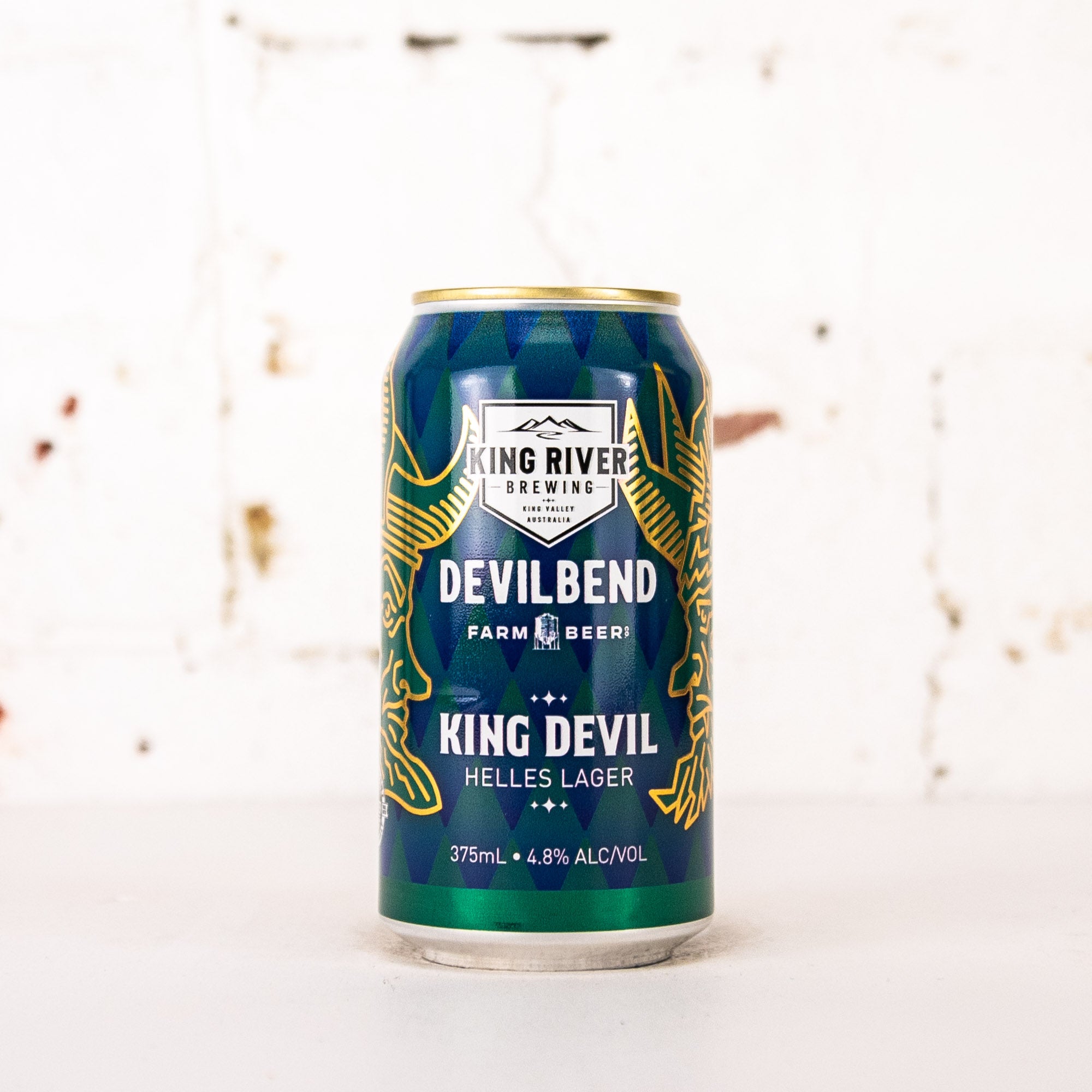 King River x Devilbend - 'King Devil' Helles Lager – Carwyn Cellars