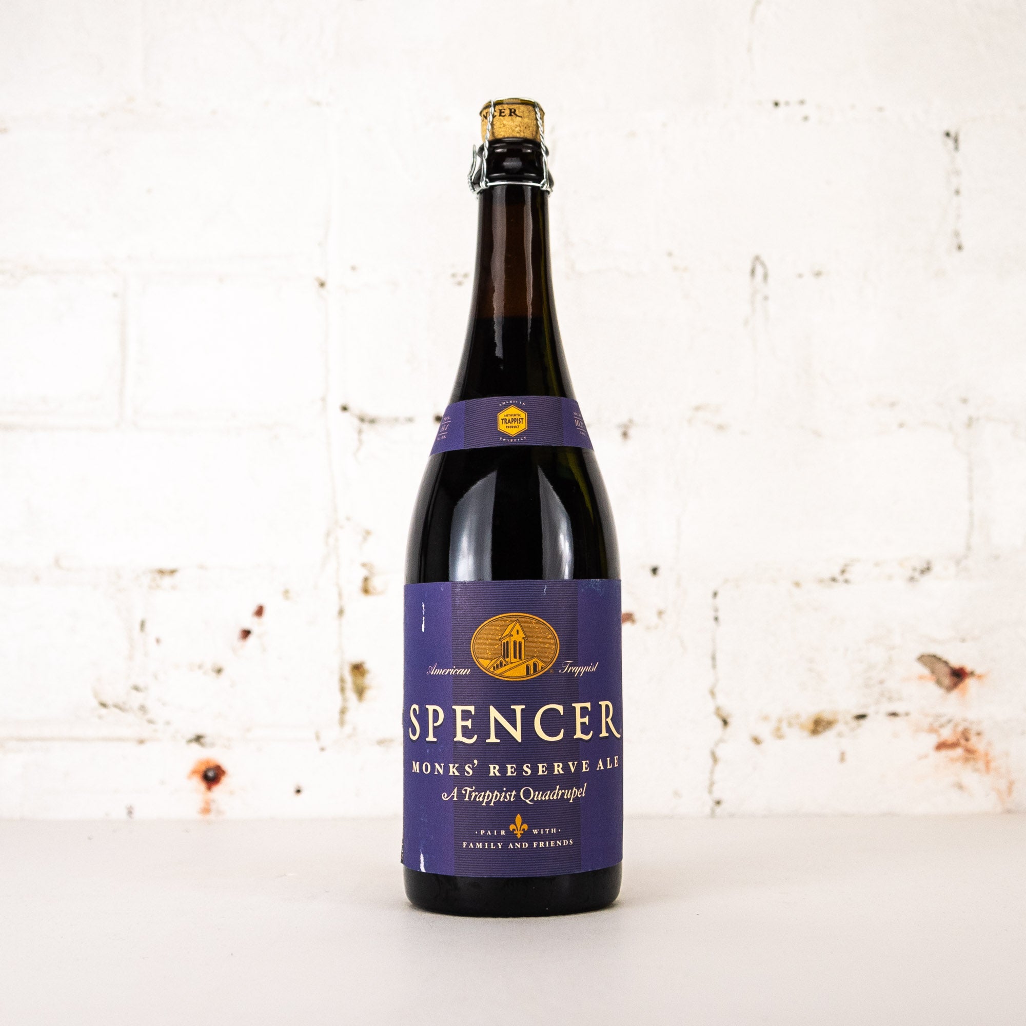 Spencer - Monks' Reserve Ale Trappist Quadrupel 750ml – Carwyn Cellars
