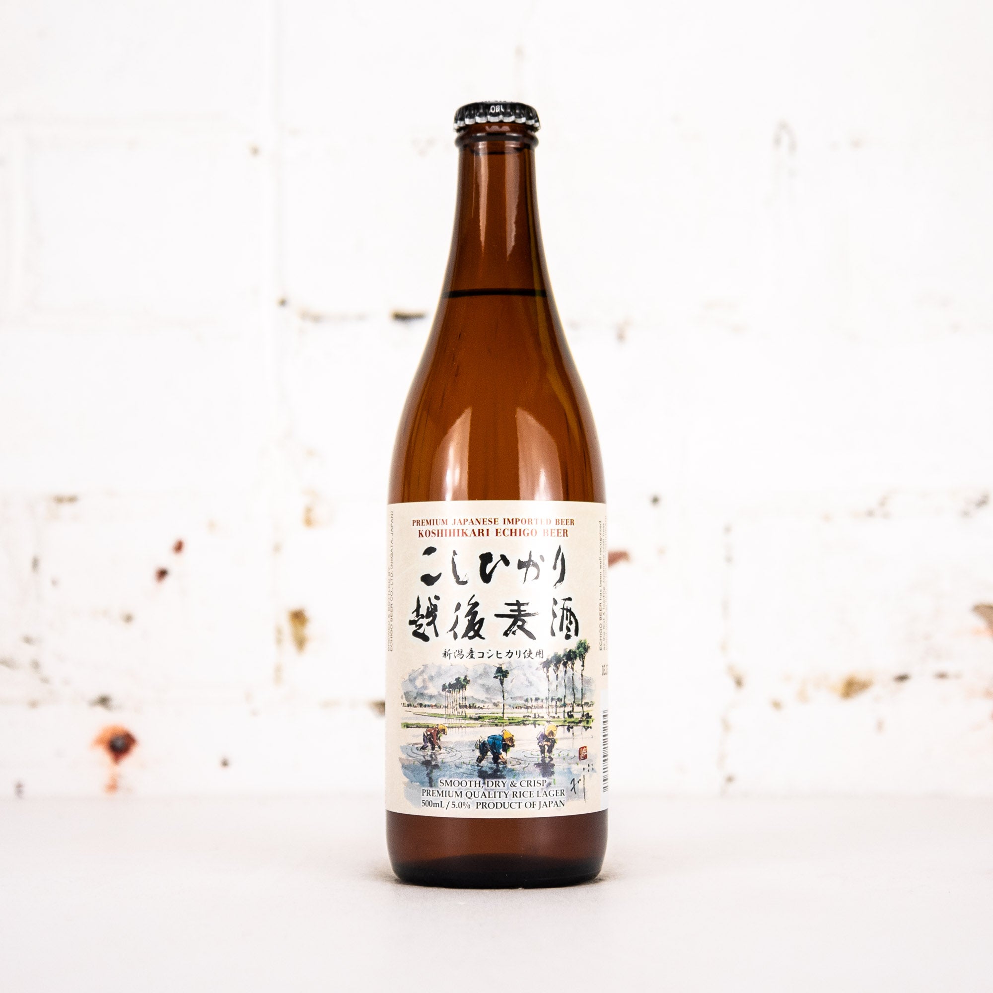 Echigo - Koshihikari Echigo Rice Lager 500ml – Carwyn Cellars