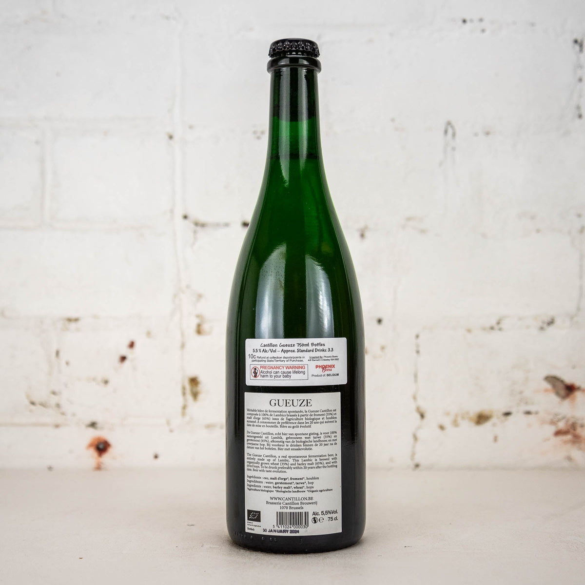 Cantillon - Gueuze Lambic 2024 750ml – Carwyn Cellars