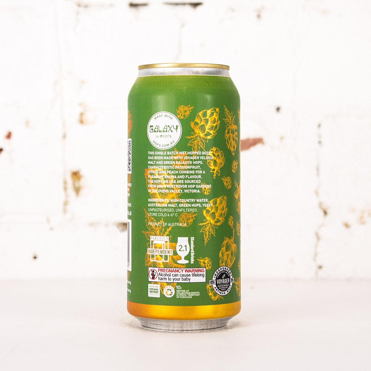 King River - Wet Hop Galaxy IPA 2025 – Carwyn Cellars