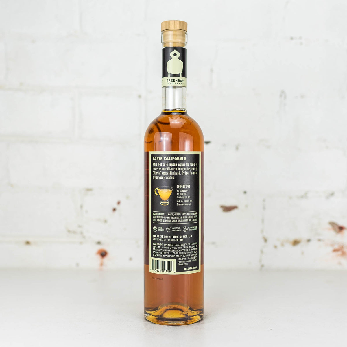 Greenbar - Grand Poppy California Amaro 750ml – Carwyn Cellars