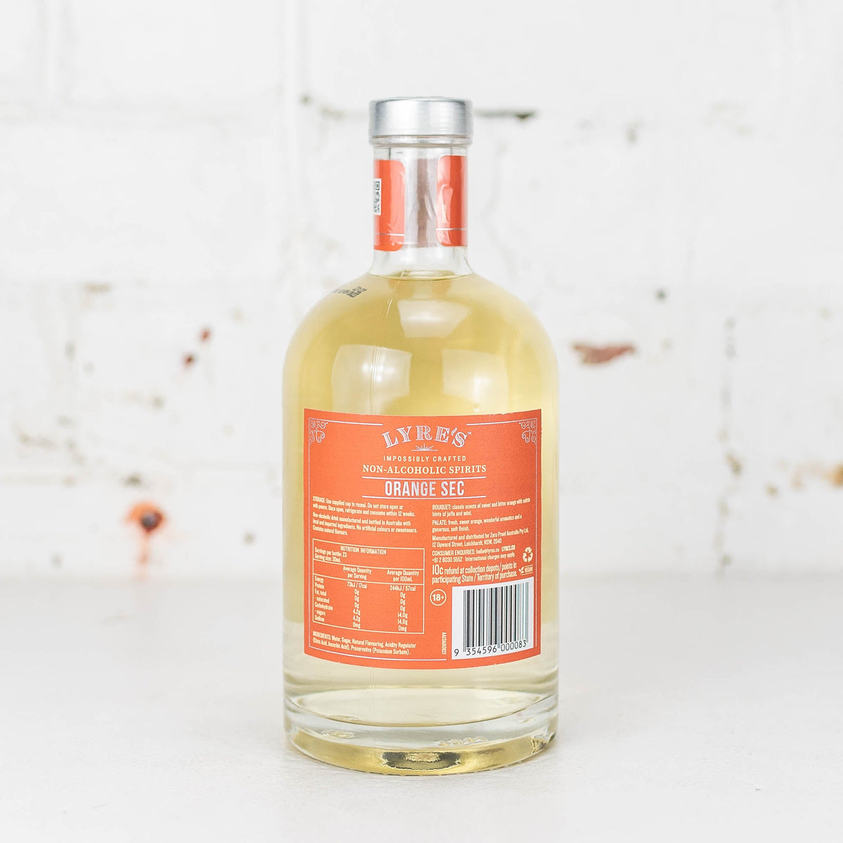 Lyre's - Non Alcoholic Orange Sec 700ml – Carwyn Cellars