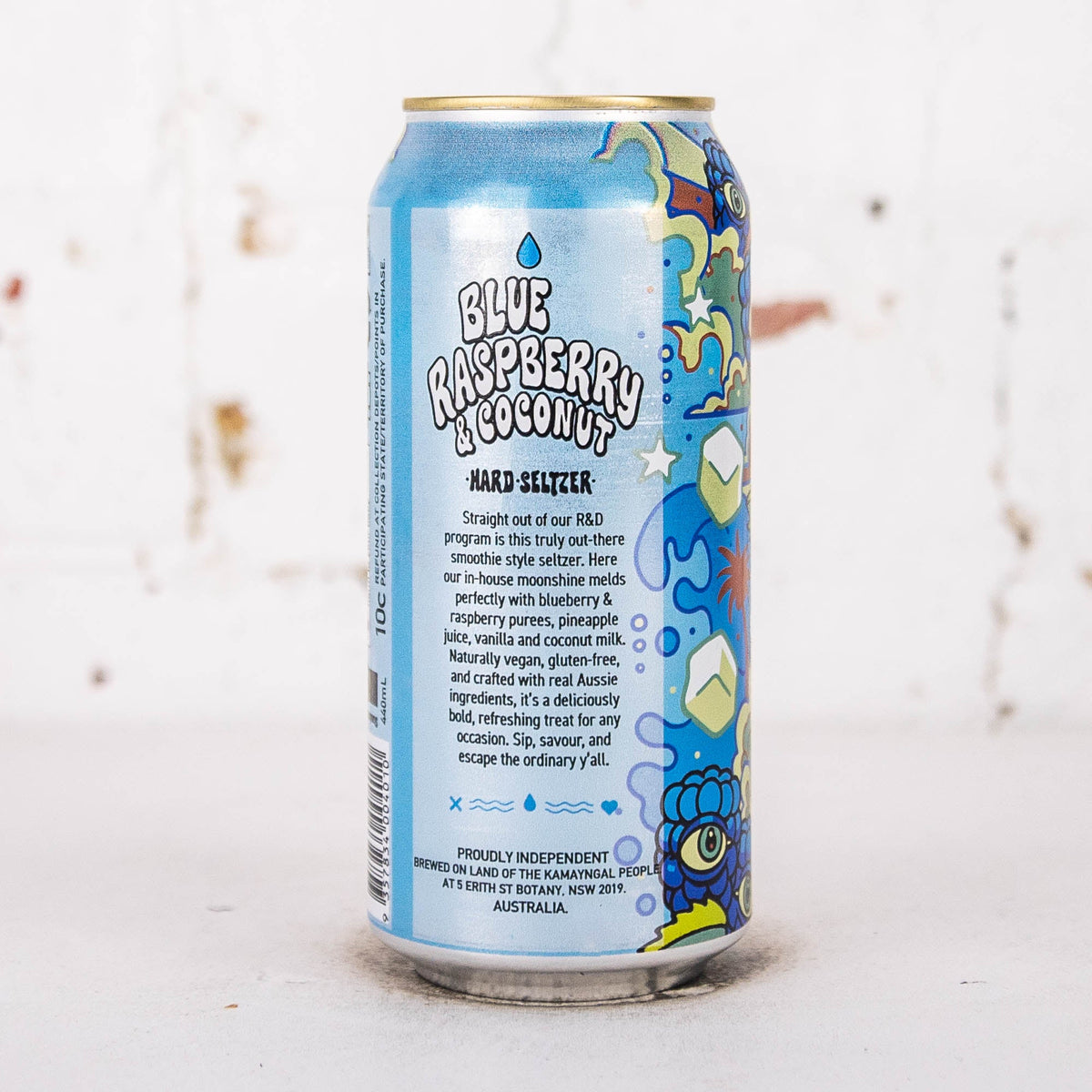 One Drop - Blue Raspberry & Coconut Hard Seltzer – Carwyn Cellars